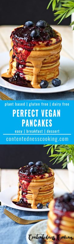 Vegan Pancakes - Contentedness Cooking