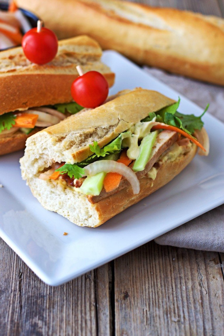 Vegan Banh Mi - Contentedness Cooking