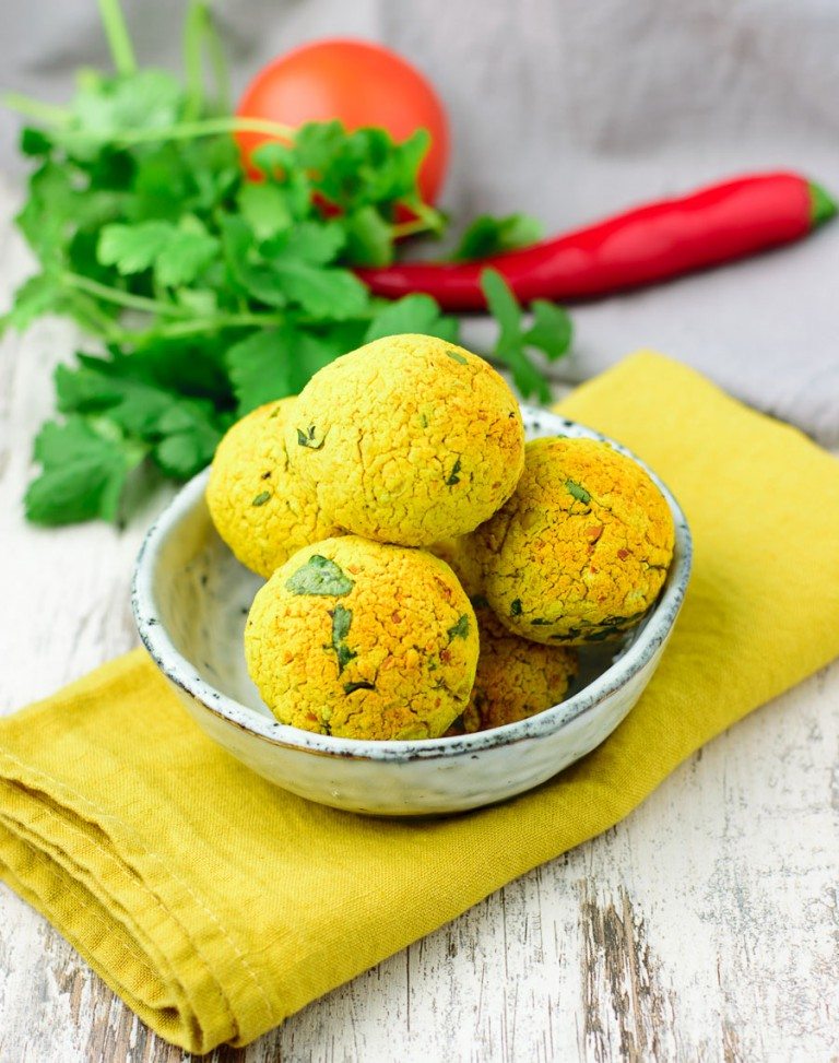 How to Make Falafel with Turmeric - Contentedness Cooking