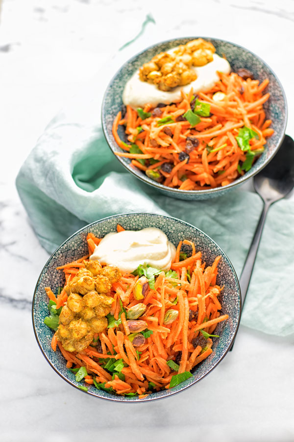 Moroccan Carrot Salad - Contentedness Cooking