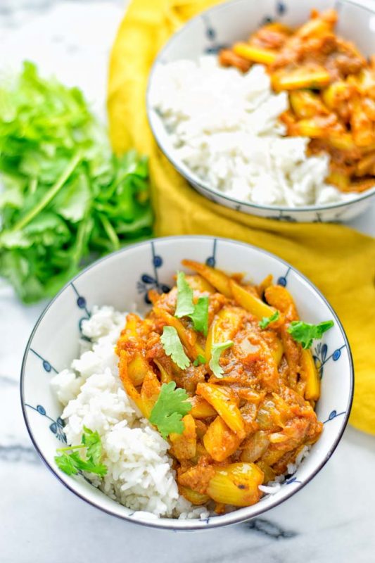 Vegan Chicken Madras - Contentedness Cooking