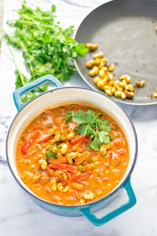 Vegetable Panang Curry - Contentedness Cooking