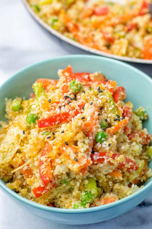 Cauliflower Fried Rice - Contentedness Cooking