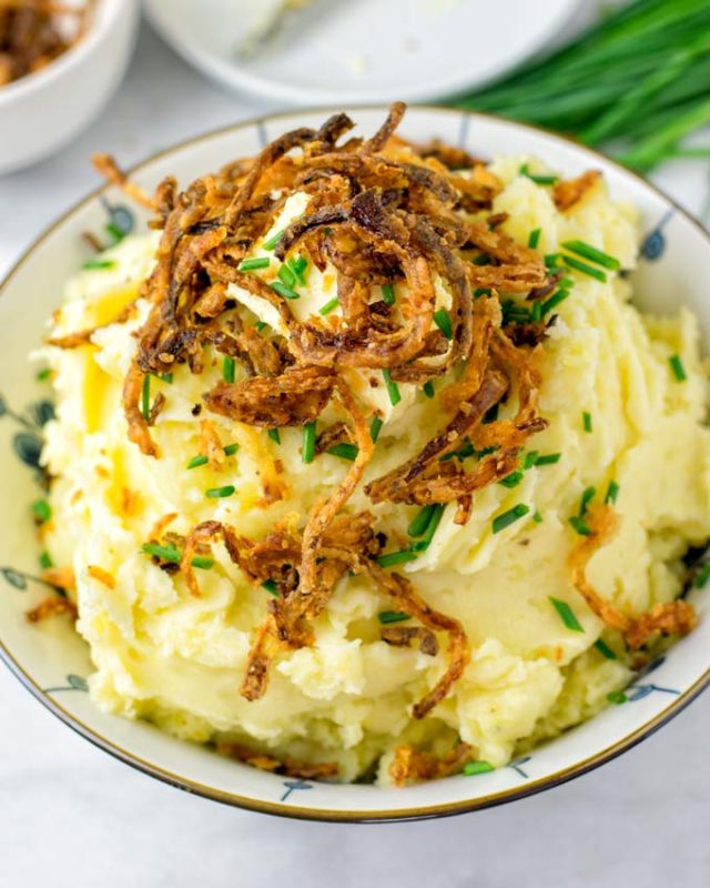 Garlic Mashed Potatoes [vegan] - Contentedness Cooking