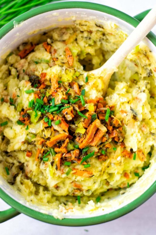 Colcannon [vegan, easy] - Contentedness Cooking