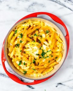Disco Fries with vegetarian gravy - Contentedness Cooking