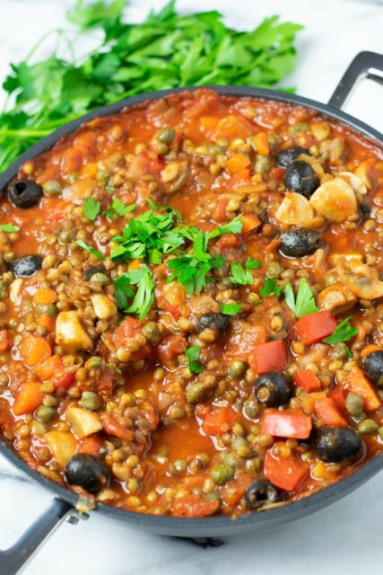 Cacciatore [homemade, vegetarian] - Contentedness Cooking