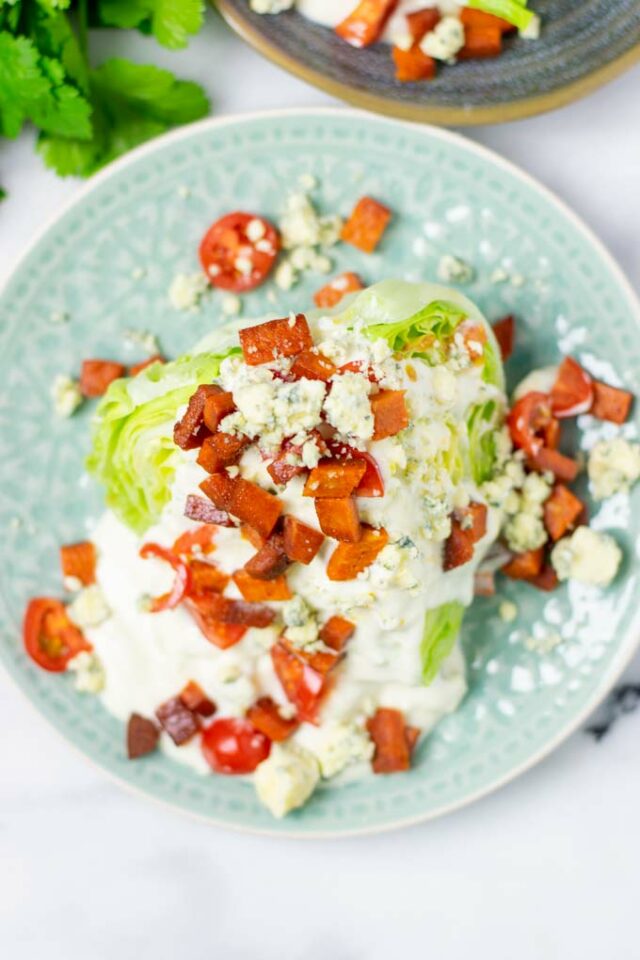 Wedge Salad [vegetarian] - Contentedness Cooking
