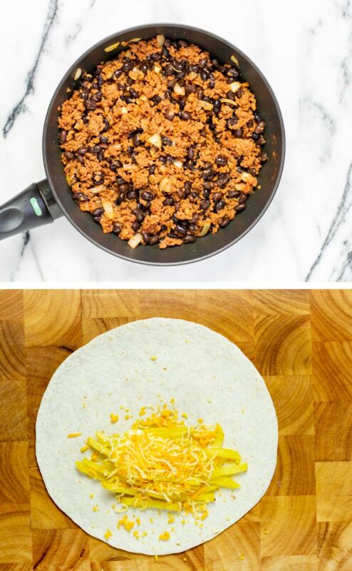 French Tacos [vegetarian] - Contentedness Cooking