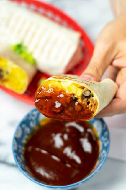 French Tacos [vegetarian] - Contentedness Cooking