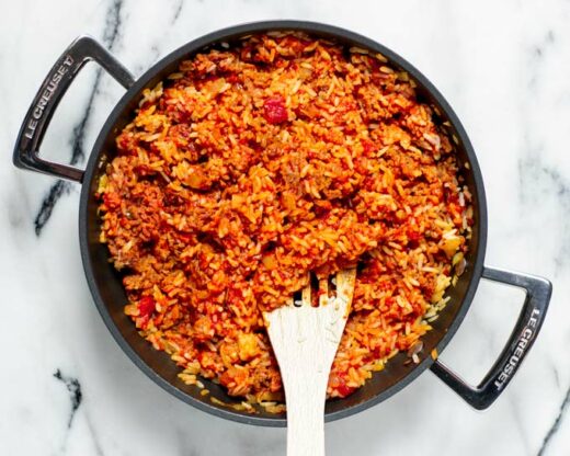 Tomato Rice - Contentedness Cooking