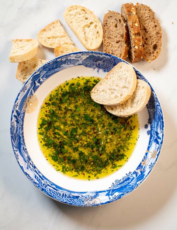 Bread Dipping Oil - Contentedness Cooking