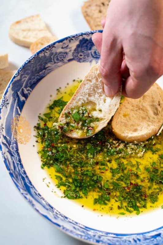 Bread Dipping Oil - Contentedness Cooking