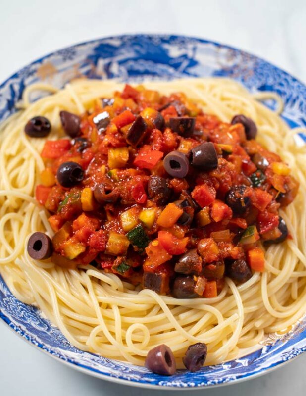 Vegetable Spaghetti - Contentedness Cooking