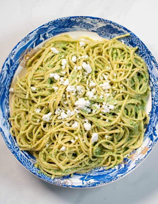 Green Spaghetti - Contentedness Cooking