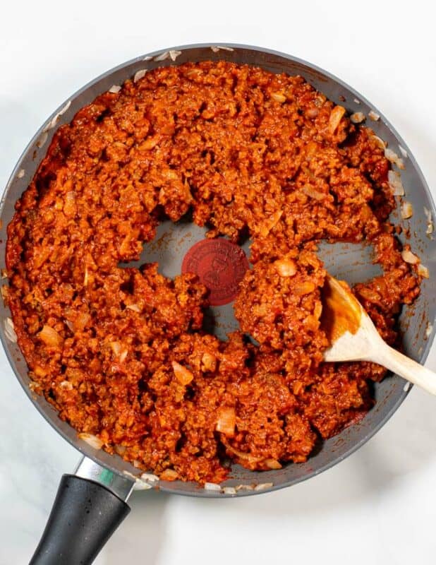 Easy Michigan Sauce Recipe (not only for hot dogs) - Contentedness Cooking