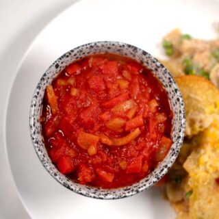 Best Southern Stewed Tomatoes Recipe - Contentedness Cooking