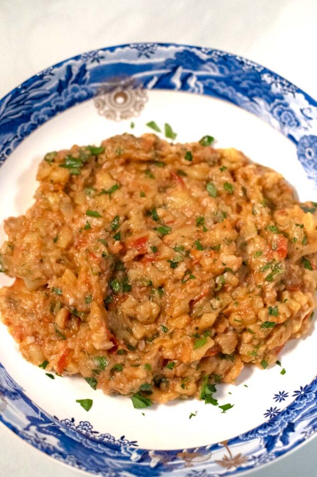 Zaalouk Recipe (Moroccan Eggplant and Tomato Dip) - Contentedness Cooking