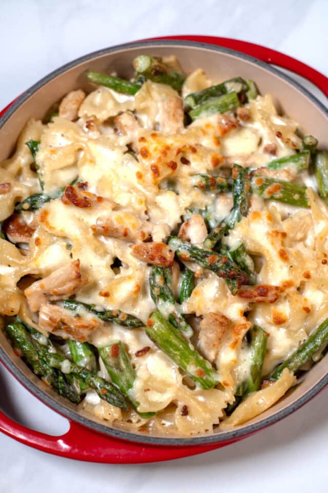 Best Chicken Asparagus Casserole Recipe - Contentedness Cooking