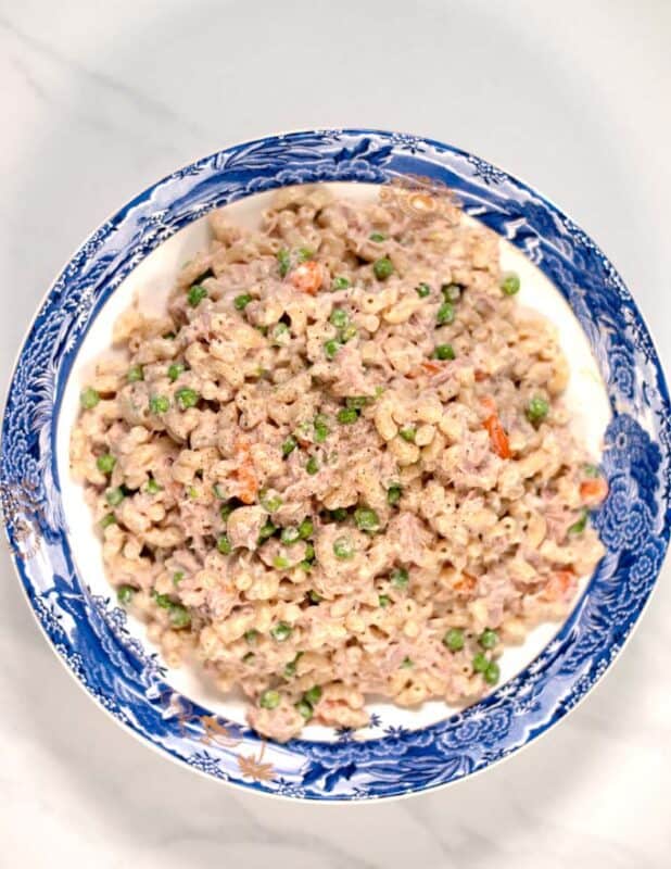 Easy Cold Tuna Noodle Casserole Recipe - Contentedness Cooking