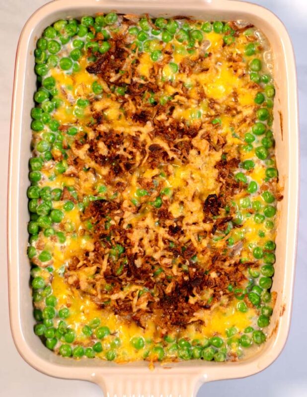 Easy Sweet Pea Casserole Recipe [best green peas] - Contentedness Cooking