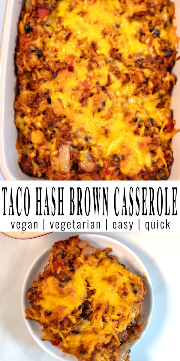 Taco Hash Brown Casserole Recipe [oven baked] - Contentedness Cooking