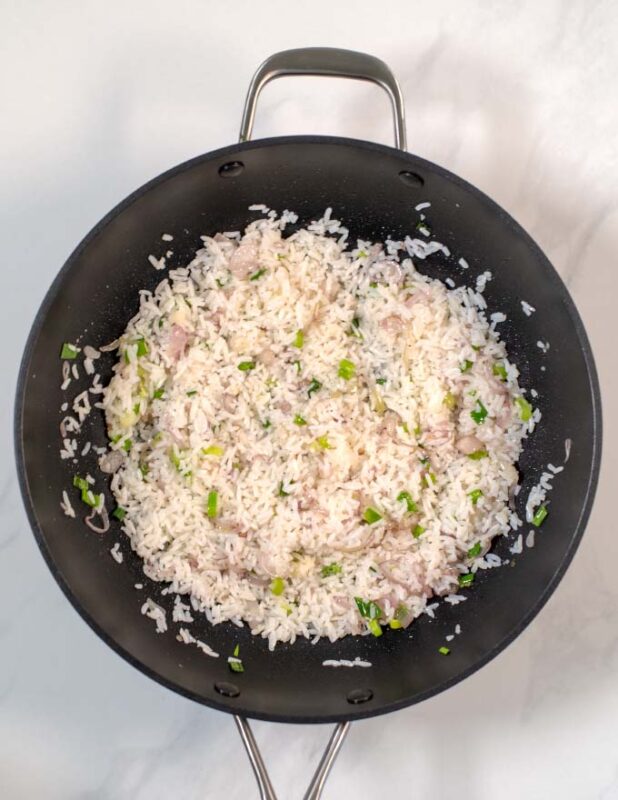 Easy Wasabi Fried Rice Recipe - Contentedness Cooking