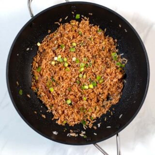 Easy Wasabi Fried Rice Recipe - Contentedness Cooking