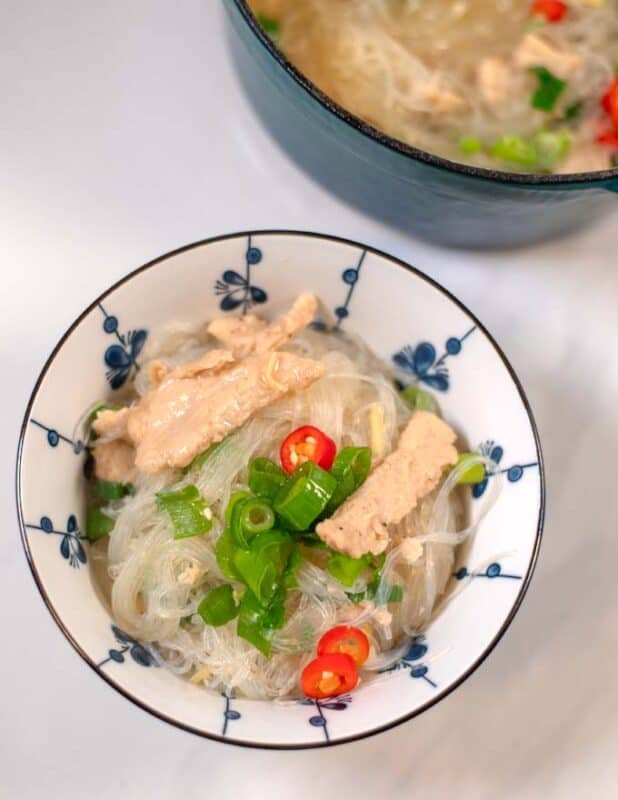 Chicken Long Rice - Contentedness Cooking