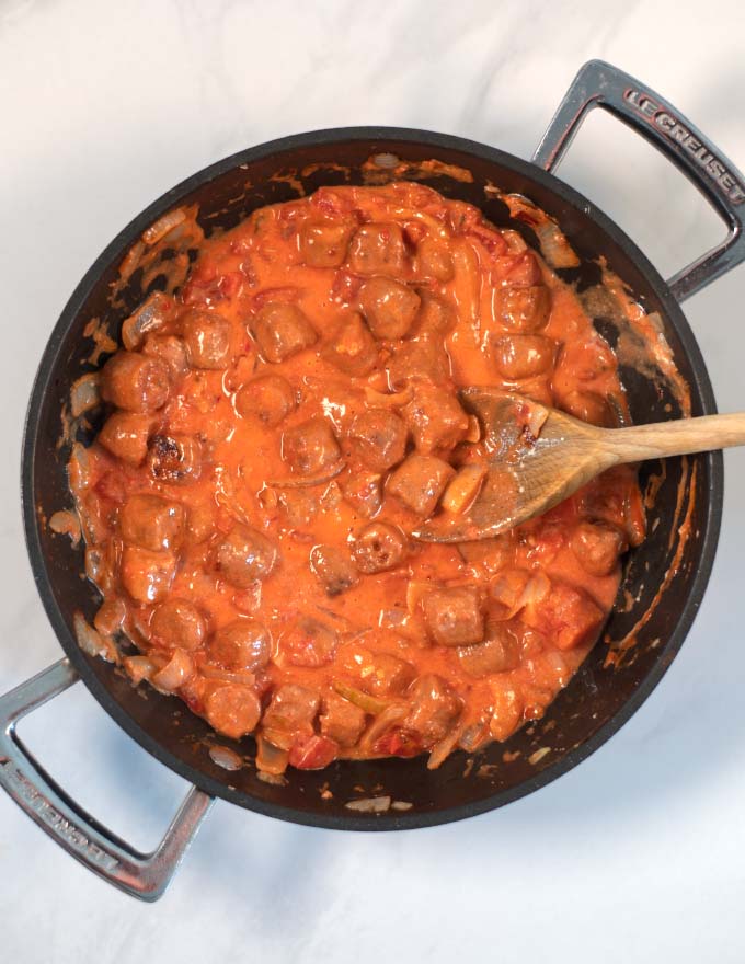 Hot Dog Pasta - Contentedness Cooking