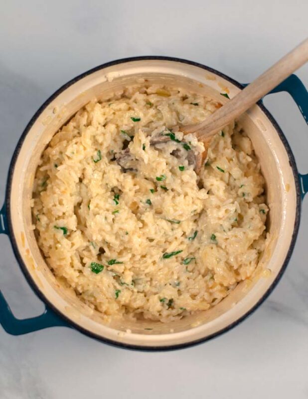 Easy Cheese Rice - Contentedness Cooking